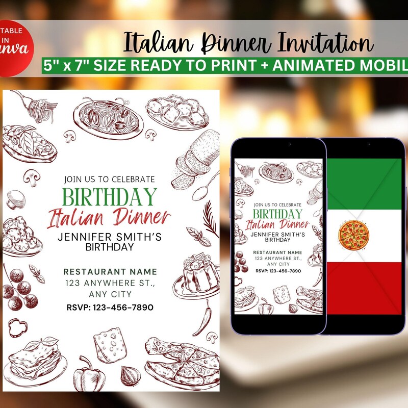 Italian Themed Party - Etsy
