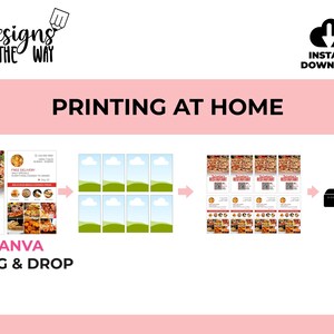 Restaurant Business Card Template, Modern Food Business Card With Qr ...