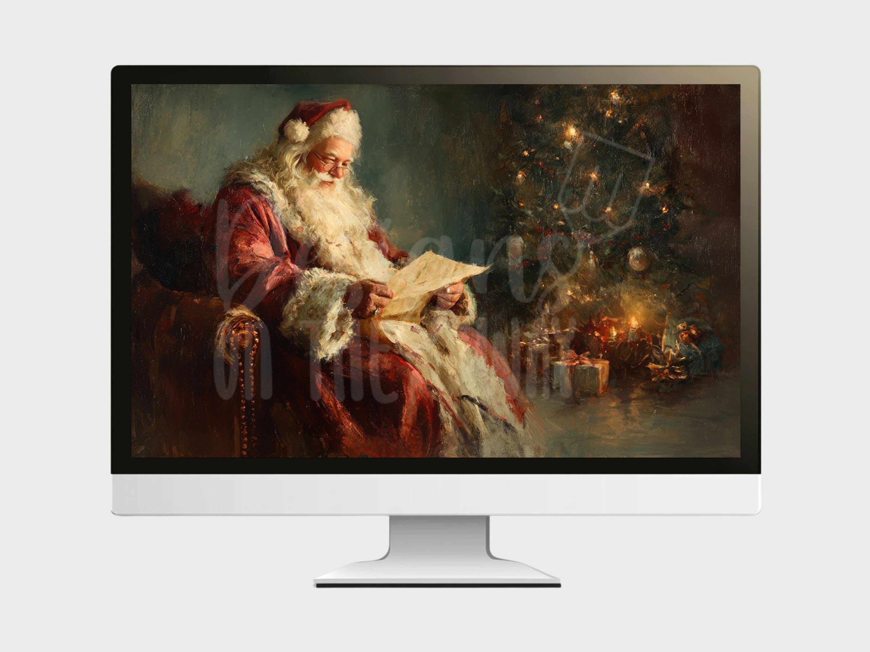 Christmas Desktop Wallpaper Bundle – Aesthetic Holiday Backgrounds ...
