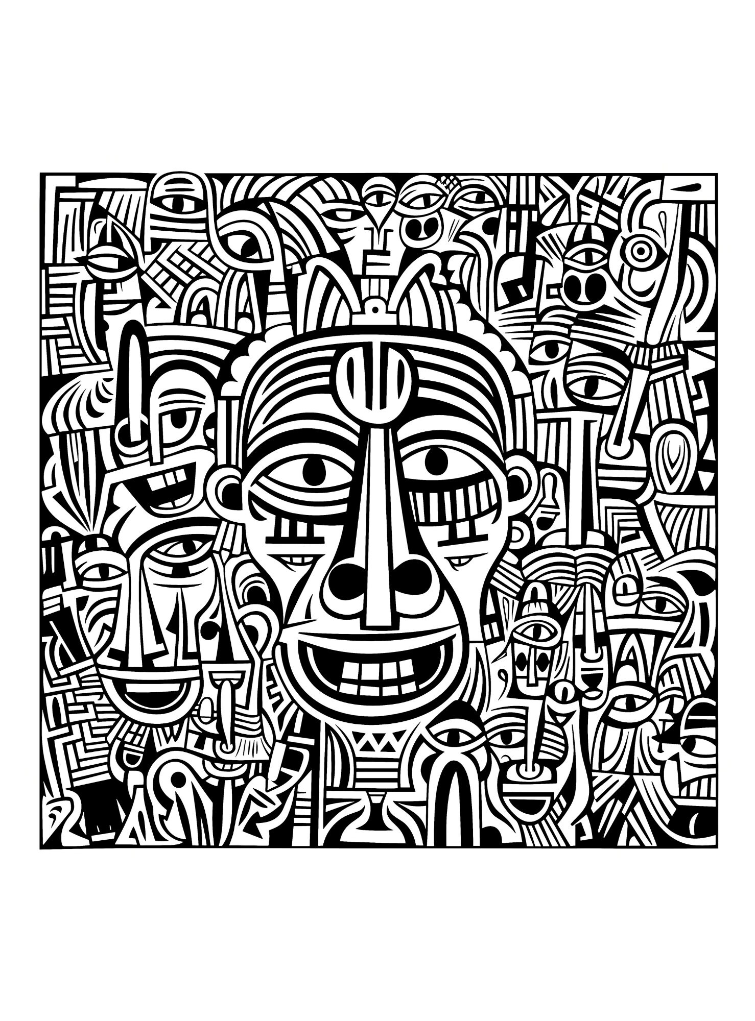50 Doodle Mandala Patterns for Coloring, Random Patterns for Coloring ...