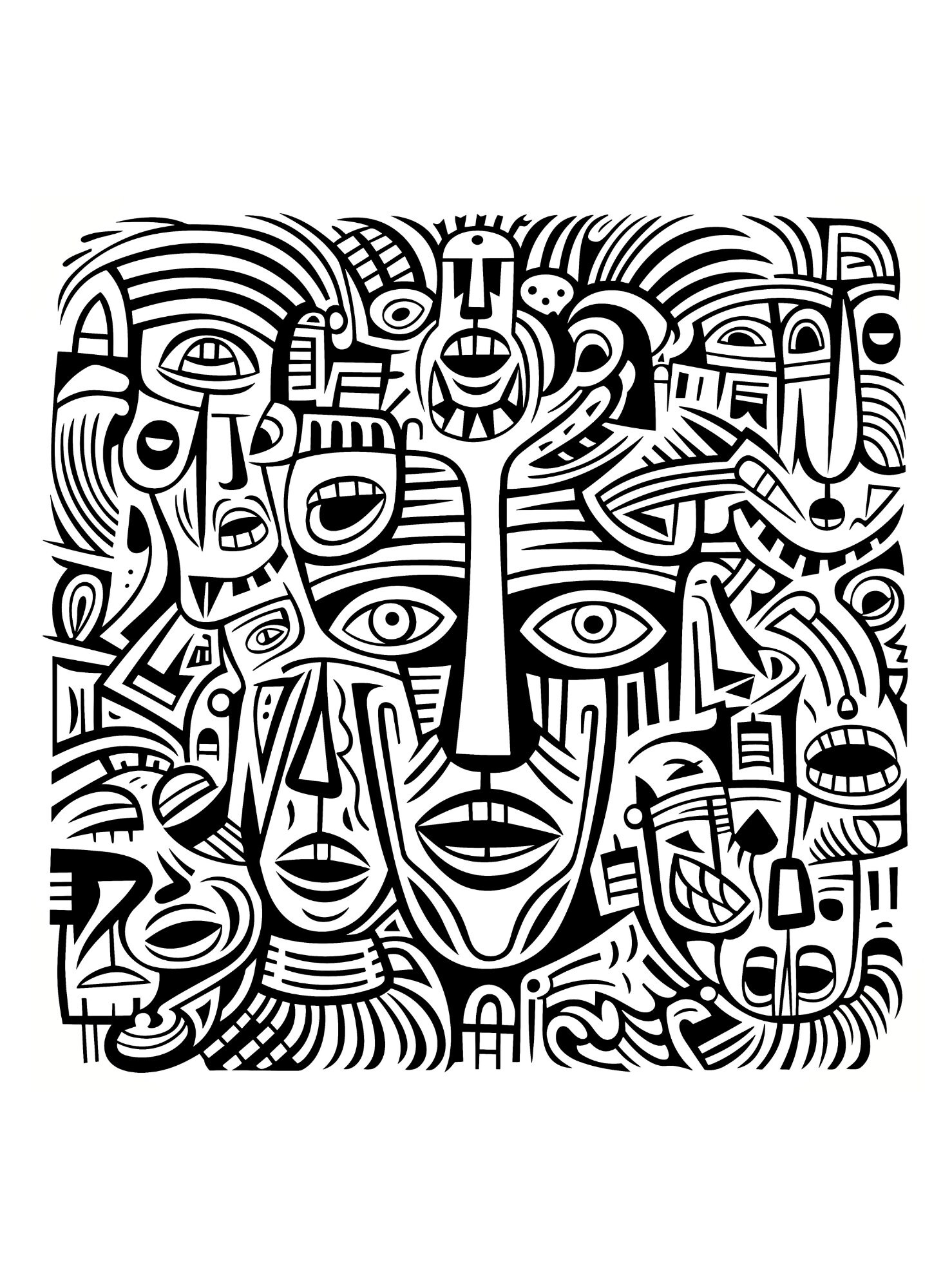 50 Doodle Mandala Patterns for Coloring, Random Patterns for Coloring ...