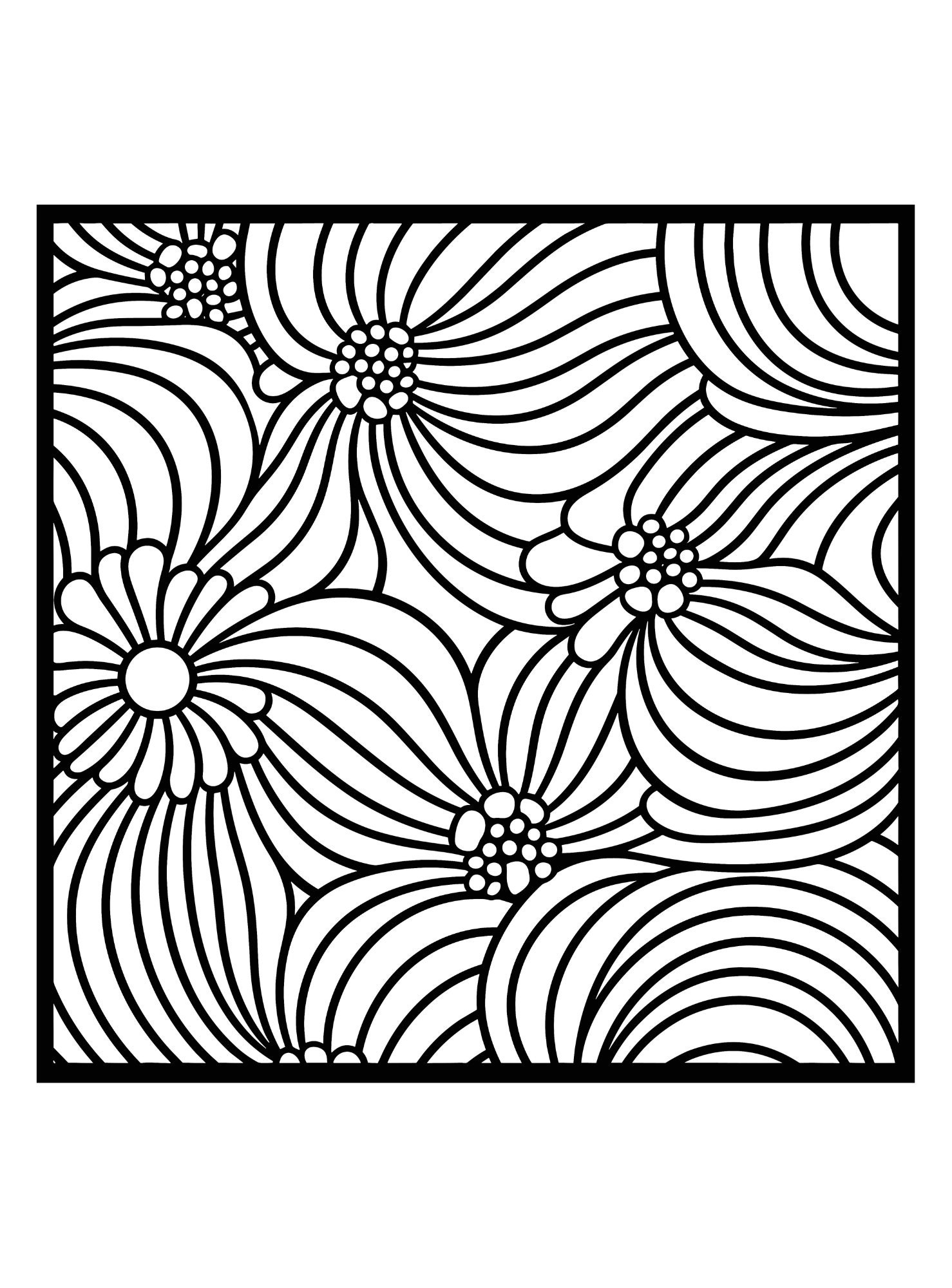 100 Mandala Coloring Patterns, Random Patterns for Coloring, Mandala ...