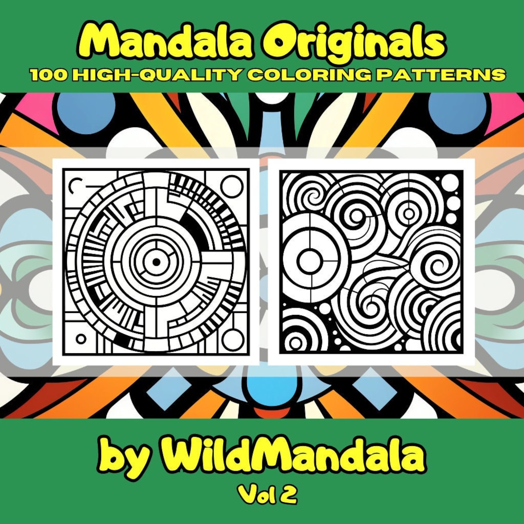 100 Mandala Coloring Patterns, Random Patterns for Coloring, Mandala ...
