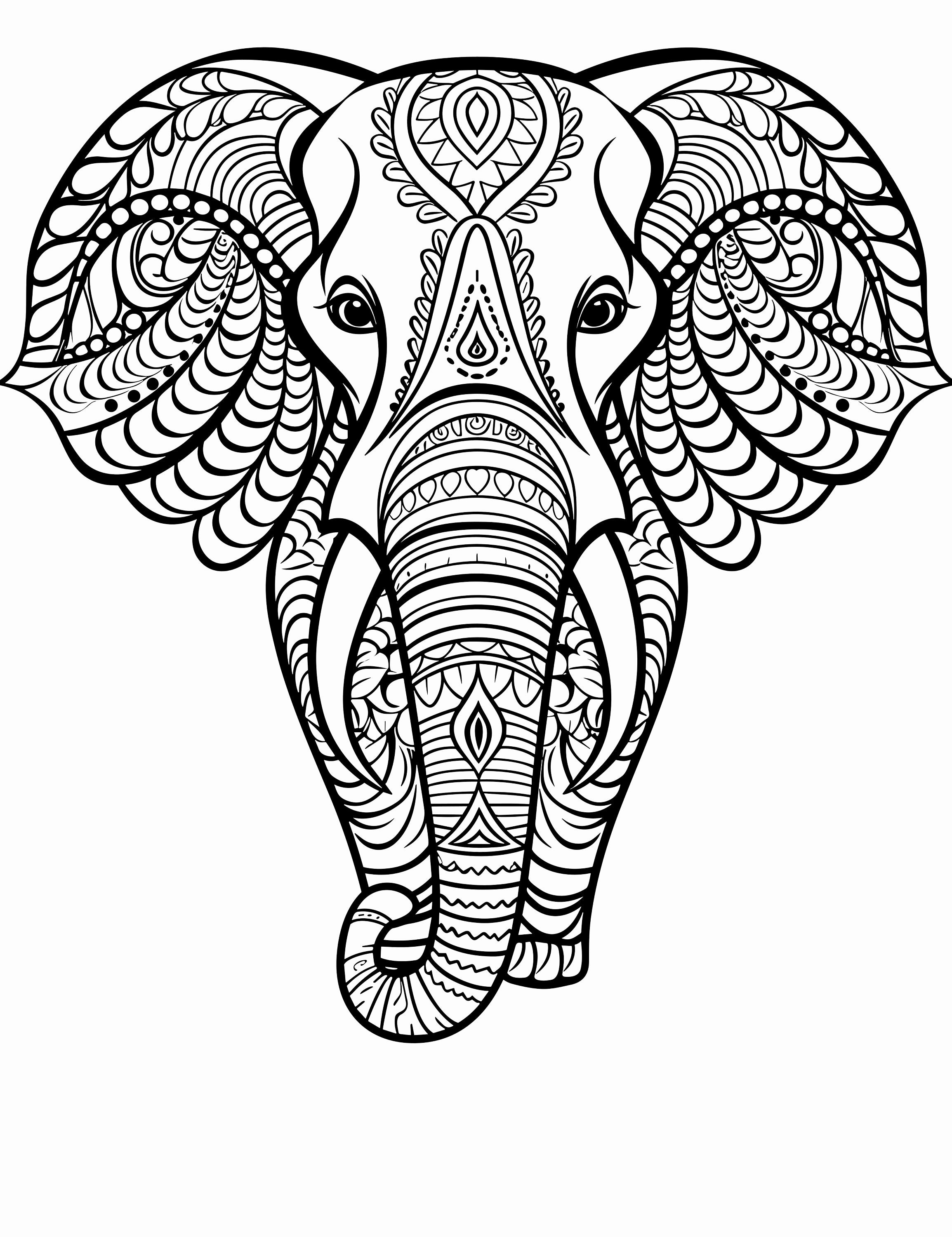 Elephant Mandalas, 50 Elephant Mandala Style Designs for Mindfulness ...