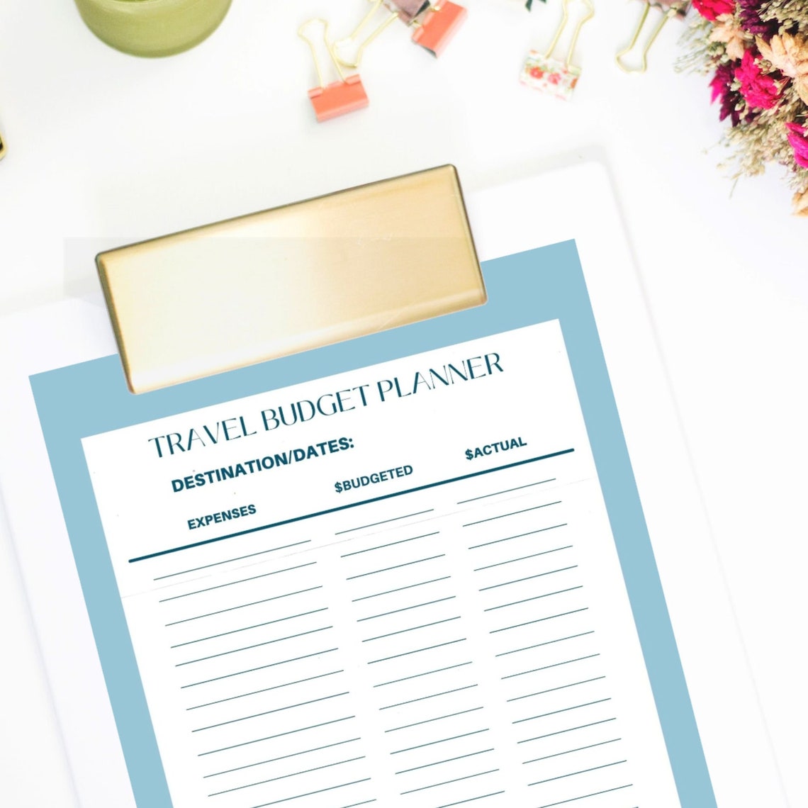 Printable Travel Budget Planner Sheet|family Vacation Budget| Expense ...