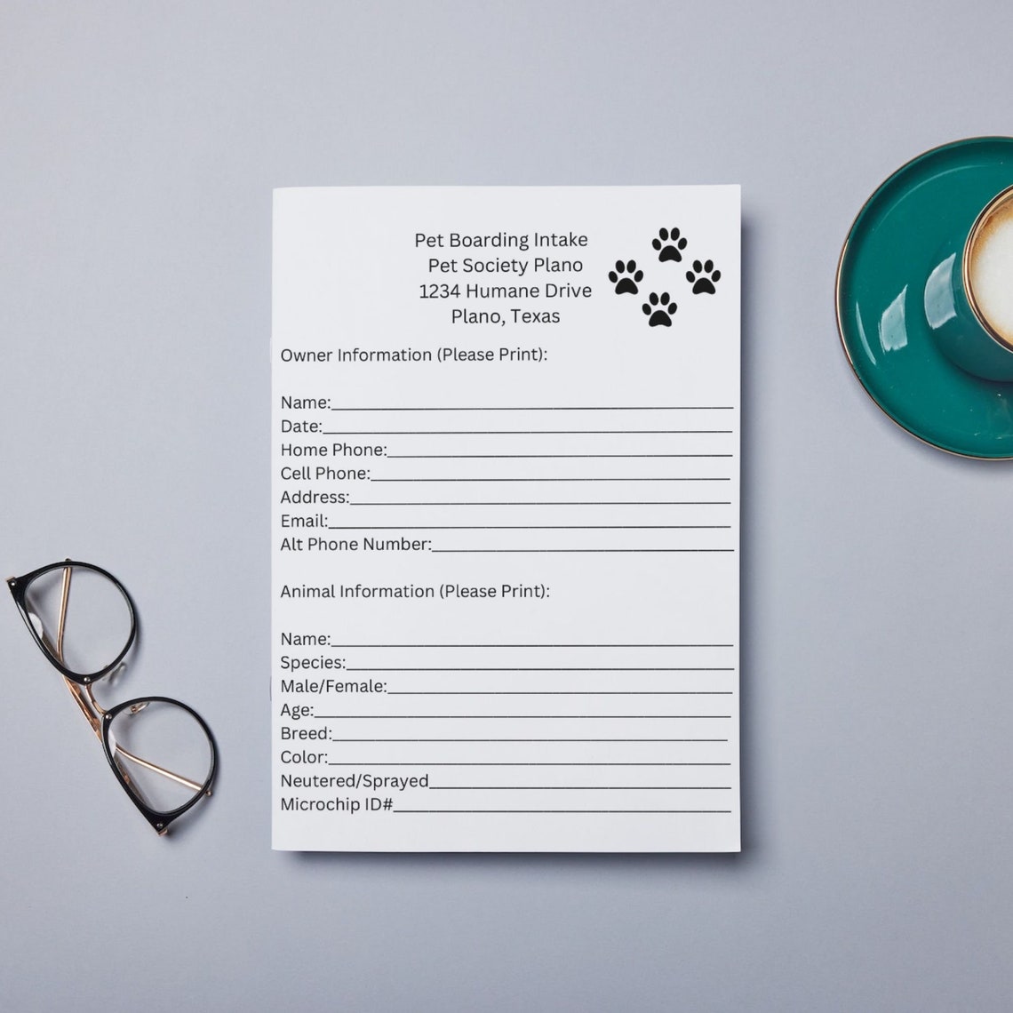 Pet Health Records Printable|pet Medication Tracker|dog or Cat ...