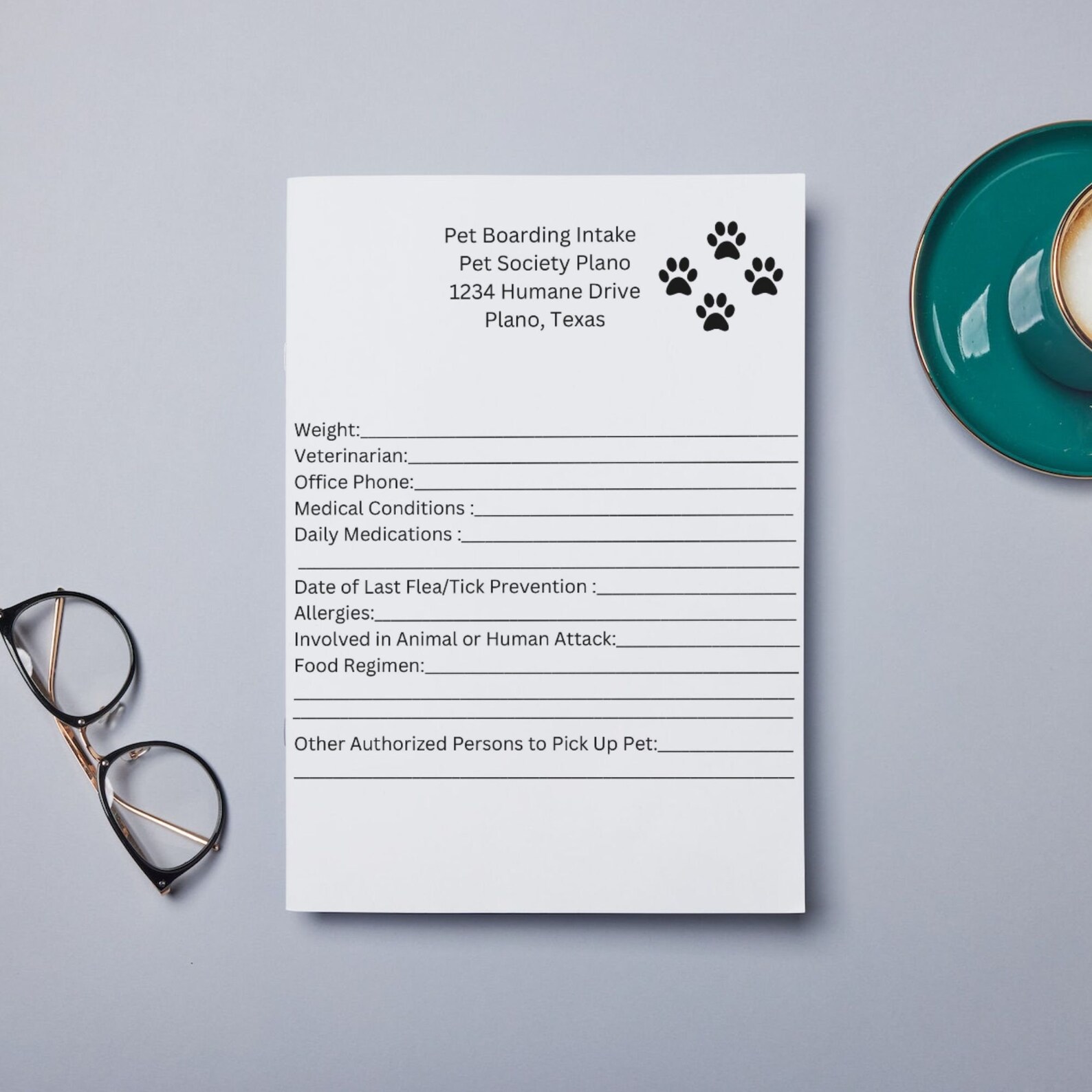 Pet Health Records Printable|pet Medication Tracker|dog or Cat ...