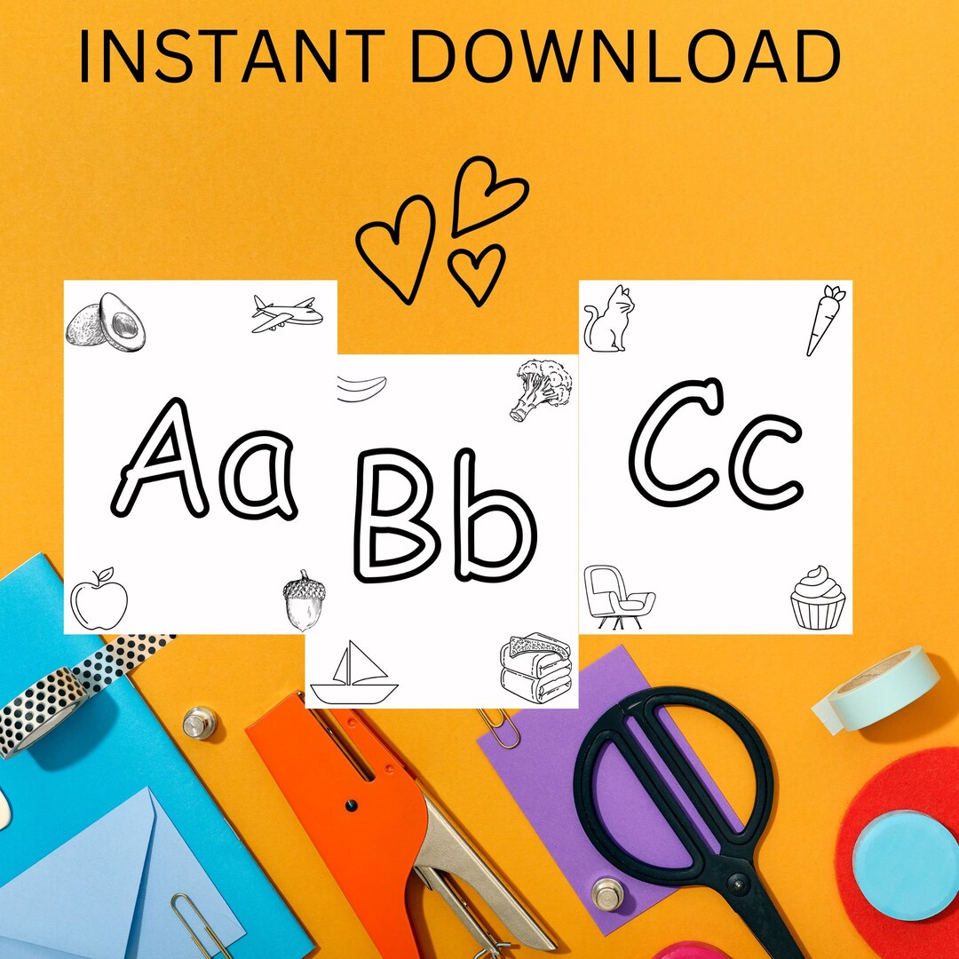 Alphabet Worksheets|preschool Worksheets Template|alphabet Coloring ...