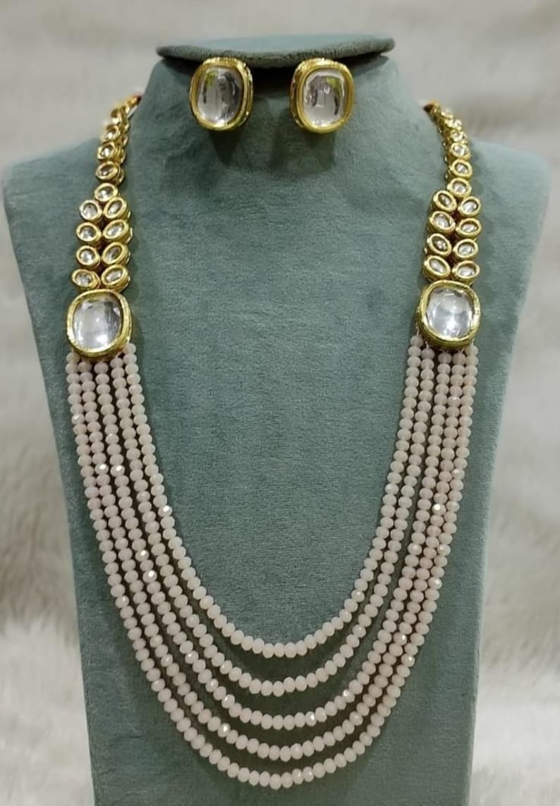 Five Layer Pearl and Necklace Malla Indian Jewellery,sabyasachi ...