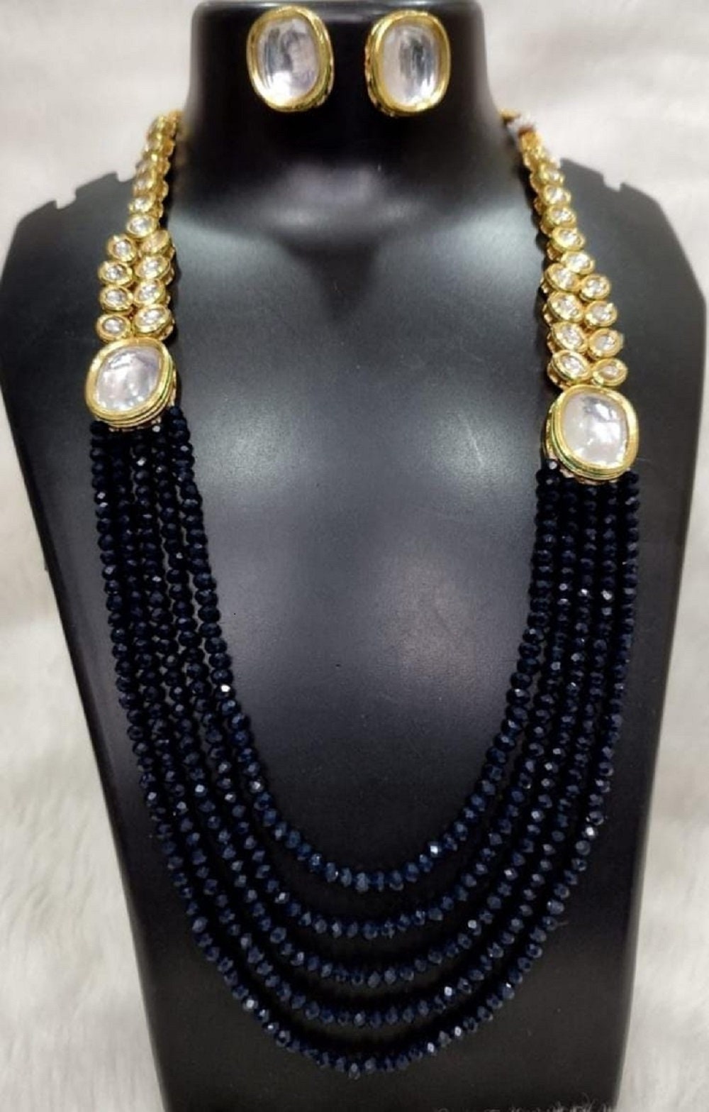Five Layer Pearl and Necklace Malla Indian Jewellery,sabyasachi ...