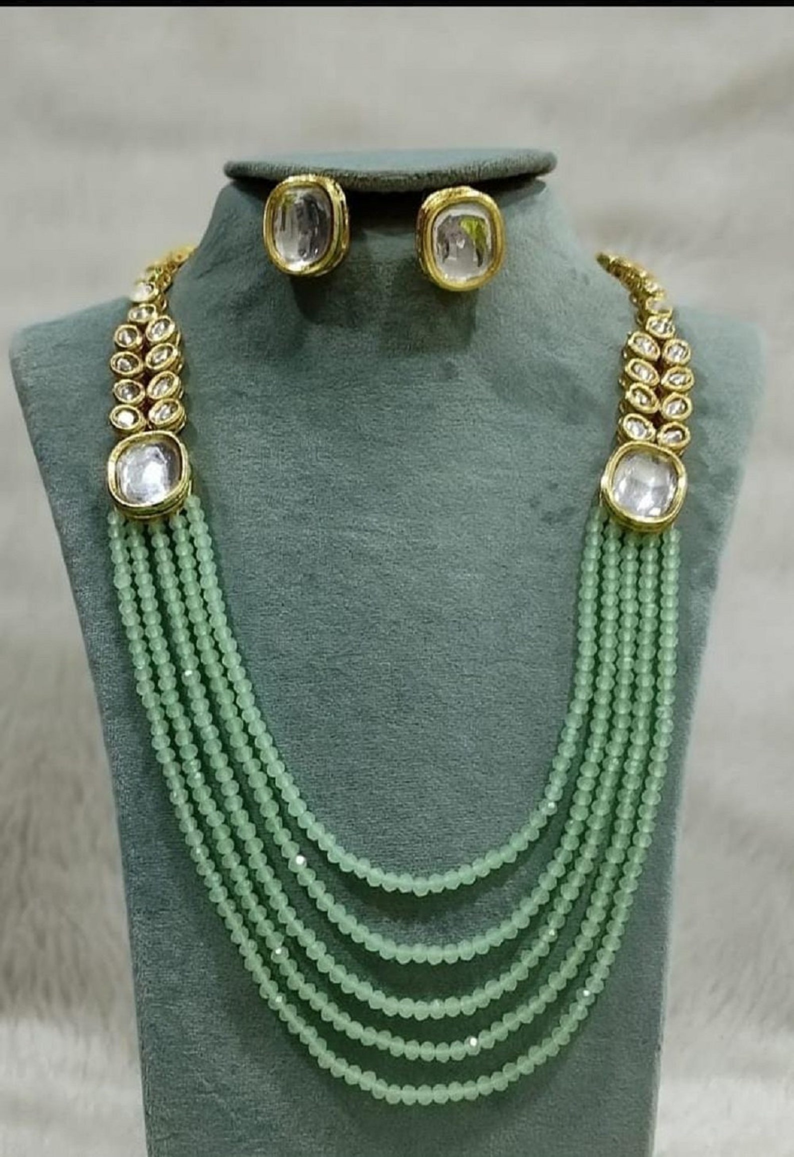 Five Layer Pearl and Necklace Malla Indian Jewellery,sabyasachi ...