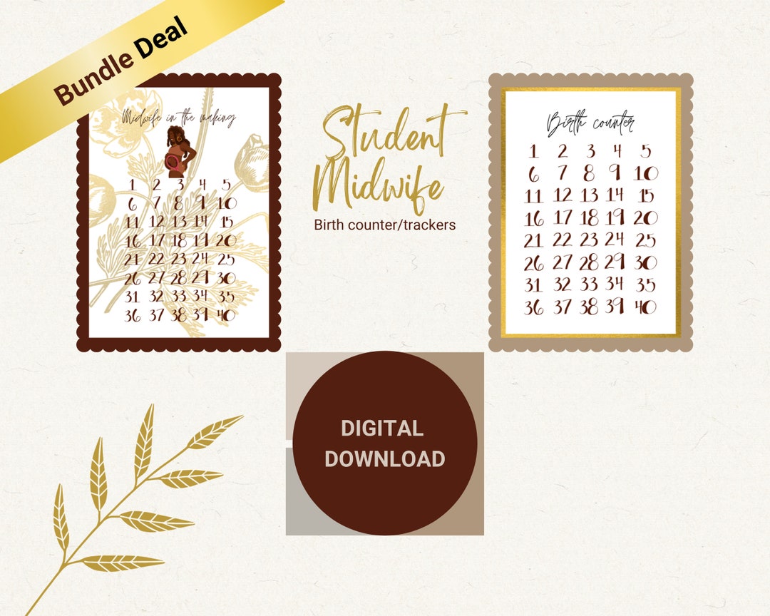 Student Midwife Birth Counter Birth Tracker Midwife - Etsy