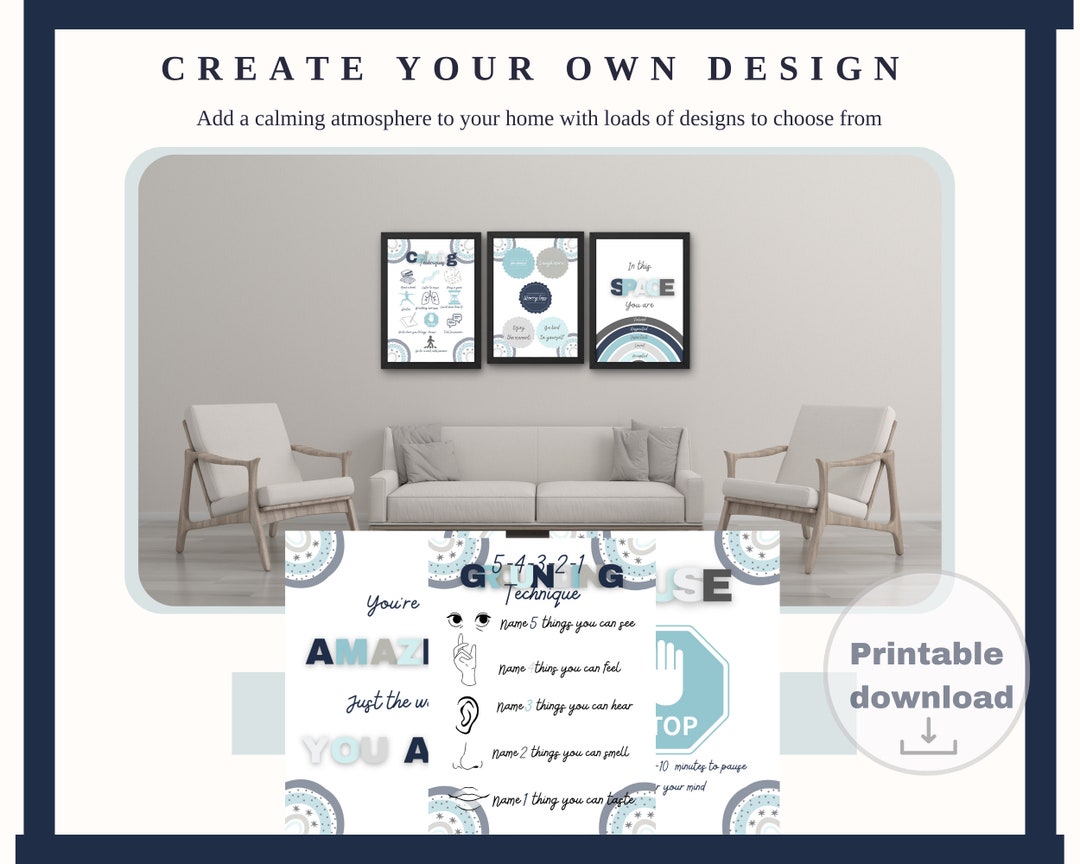 Calming Corner Posters Coping Skills for Children Coping - Etsy