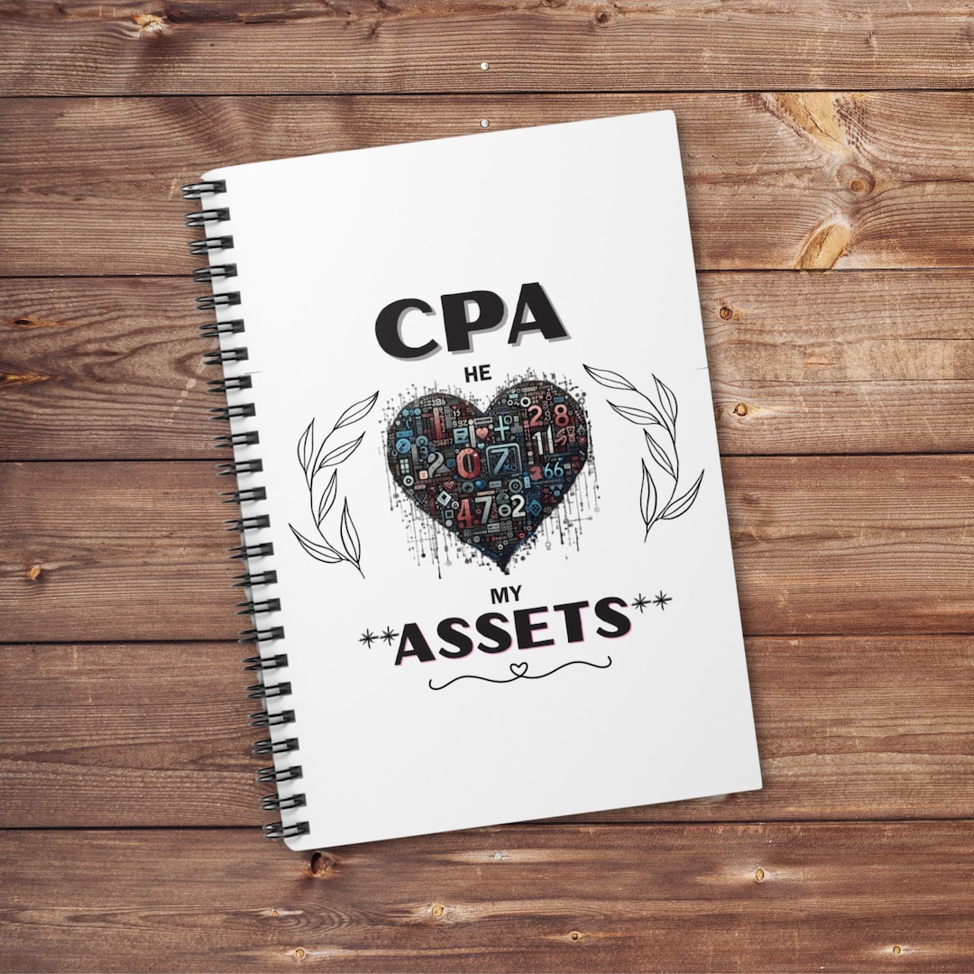 Funny CPA Notebook: He Loves My Assets, Accounting Gift - Etsy
