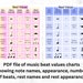 Music Note Values and Symbols Posters/charts! | Printable | Instant ...