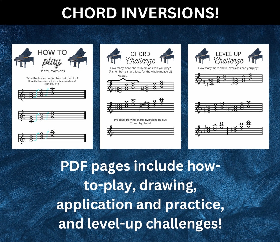 Chord Inversions! | Instant Download | Printable - Etsy
