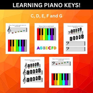 Learn Piano Keys! | Instant Download | Printable - Etsy