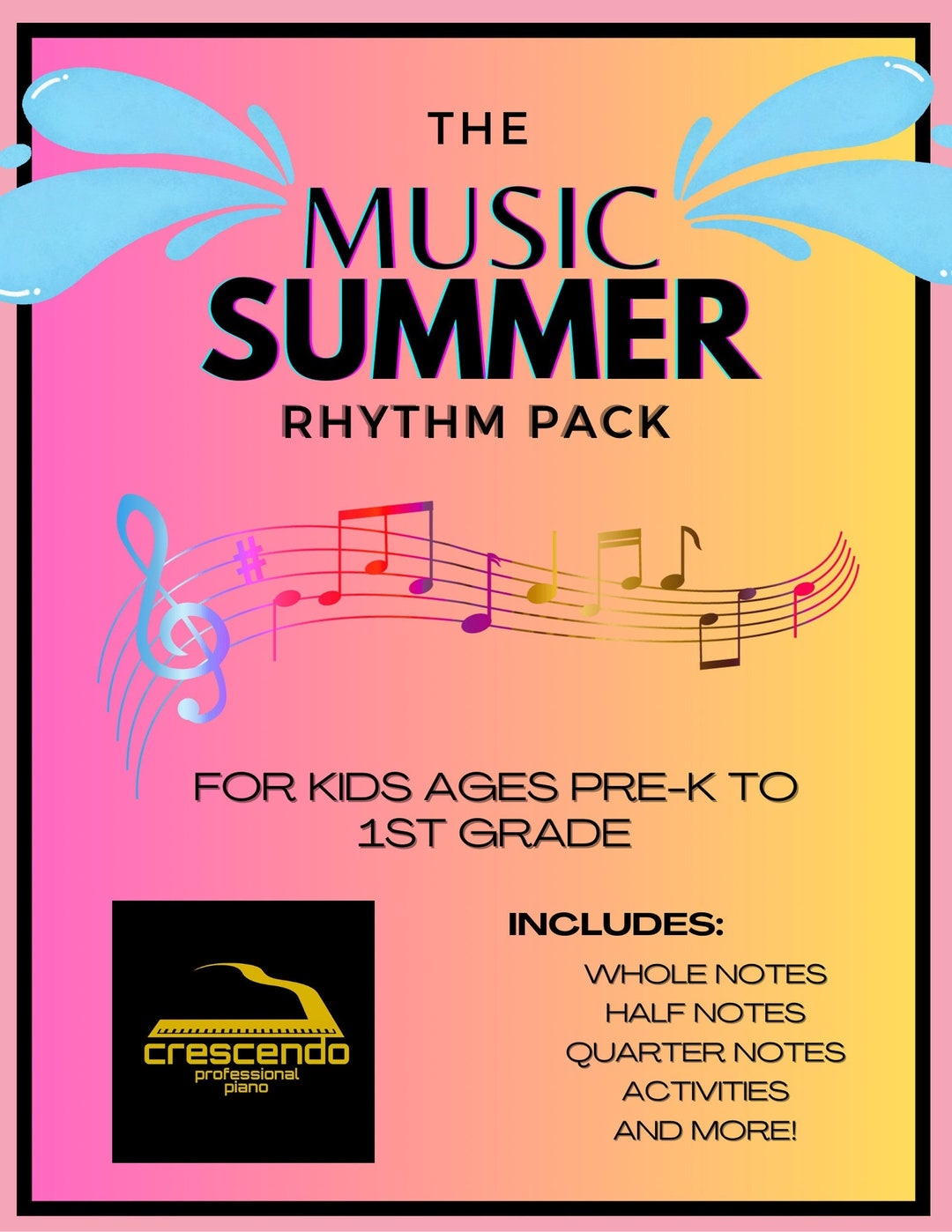 Music Rhythm Pack! | Printable | Instant Download - Etsy