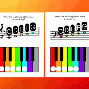 Learn Piano Keys! | Instant Download | Printable - Etsy