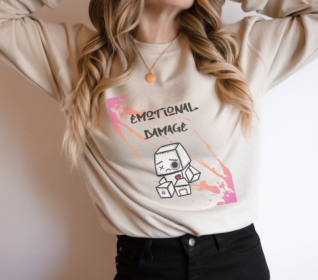 Emotion Damage Broken Robot Spray Paint Graffiti Goth Clothe Grunge ...