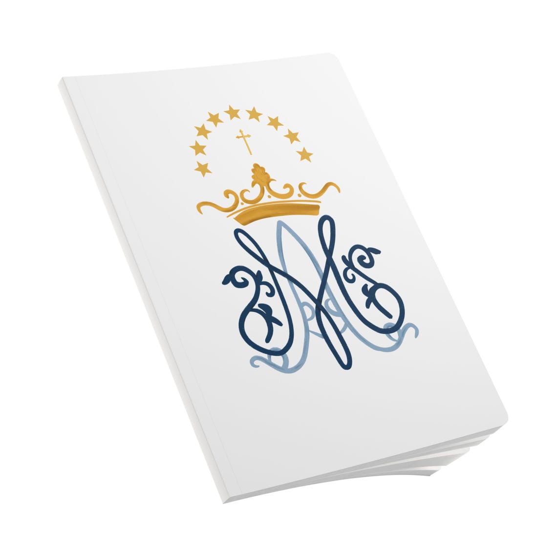 Auspice Maria Monogram Virgin Mary Catholic Prayer Journal Catholic ...