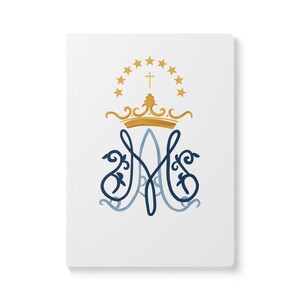 Auspice Maria Monogram Virgin Mary Catholic Prayer Journal Catholic ...