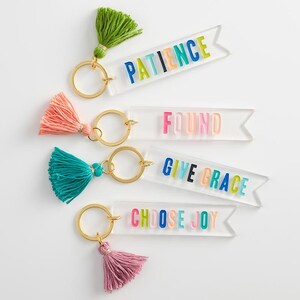 50% OFF! Christian Party Favors, Give Grace Acrylic Keychain, Christian ...
