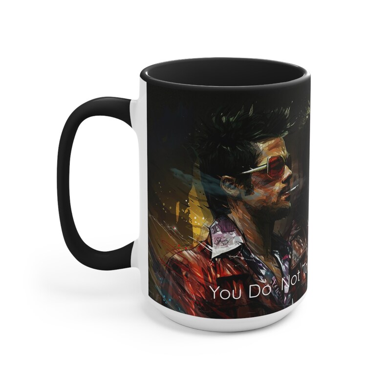 Fight Club Mug Caffee Cup Tyler Durden Brad Pitt Gift Cup - Etsy