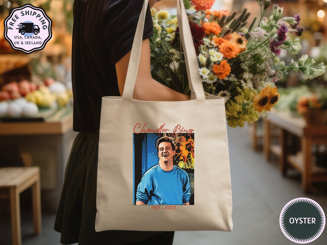 Chandler Bing Tribute Tote Bag Christmas Gift for Friend Fan Retro ...