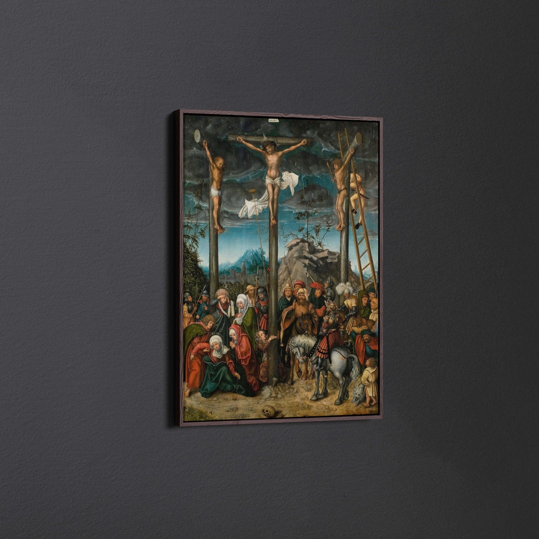 The Crucifixion by Lucas Cranach the Elder Canvas & Poster - Etsy