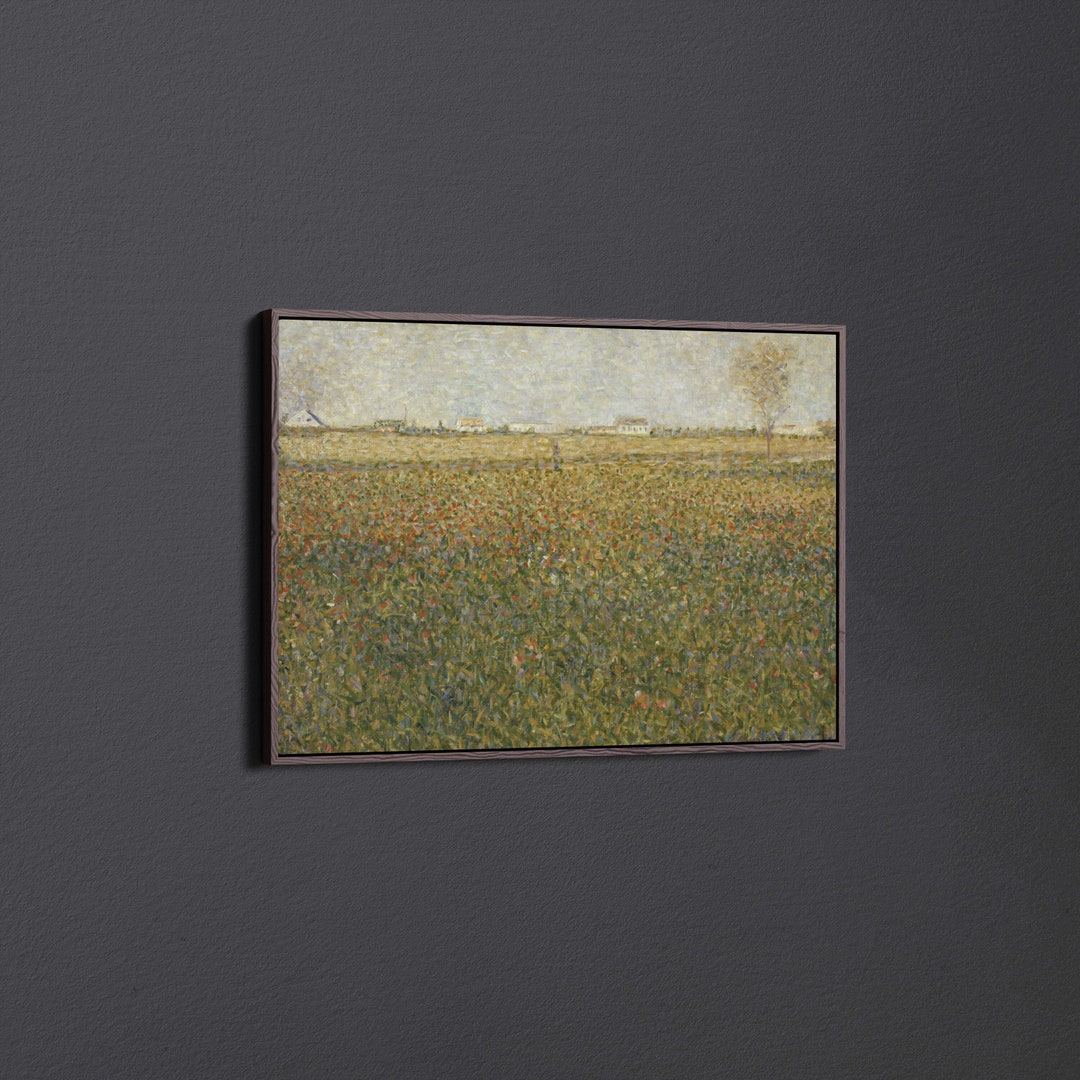 La Luzerne, Saint Denis by Georges Seurat Canvas Wall Art & Poster ...