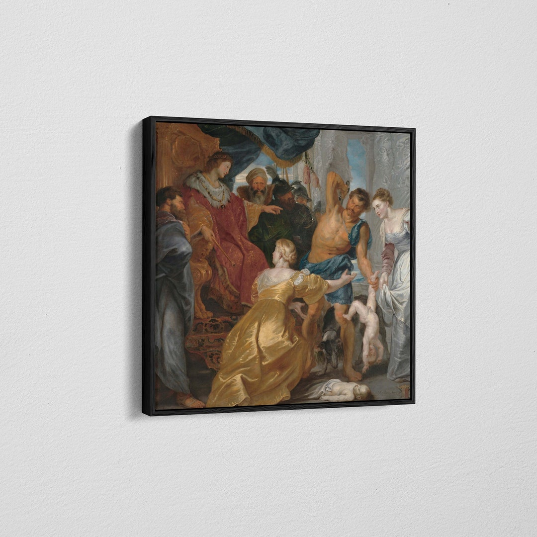 The Judgement of Solomon by Peter Paul Rubens Canvas Wall Art & Poster ...