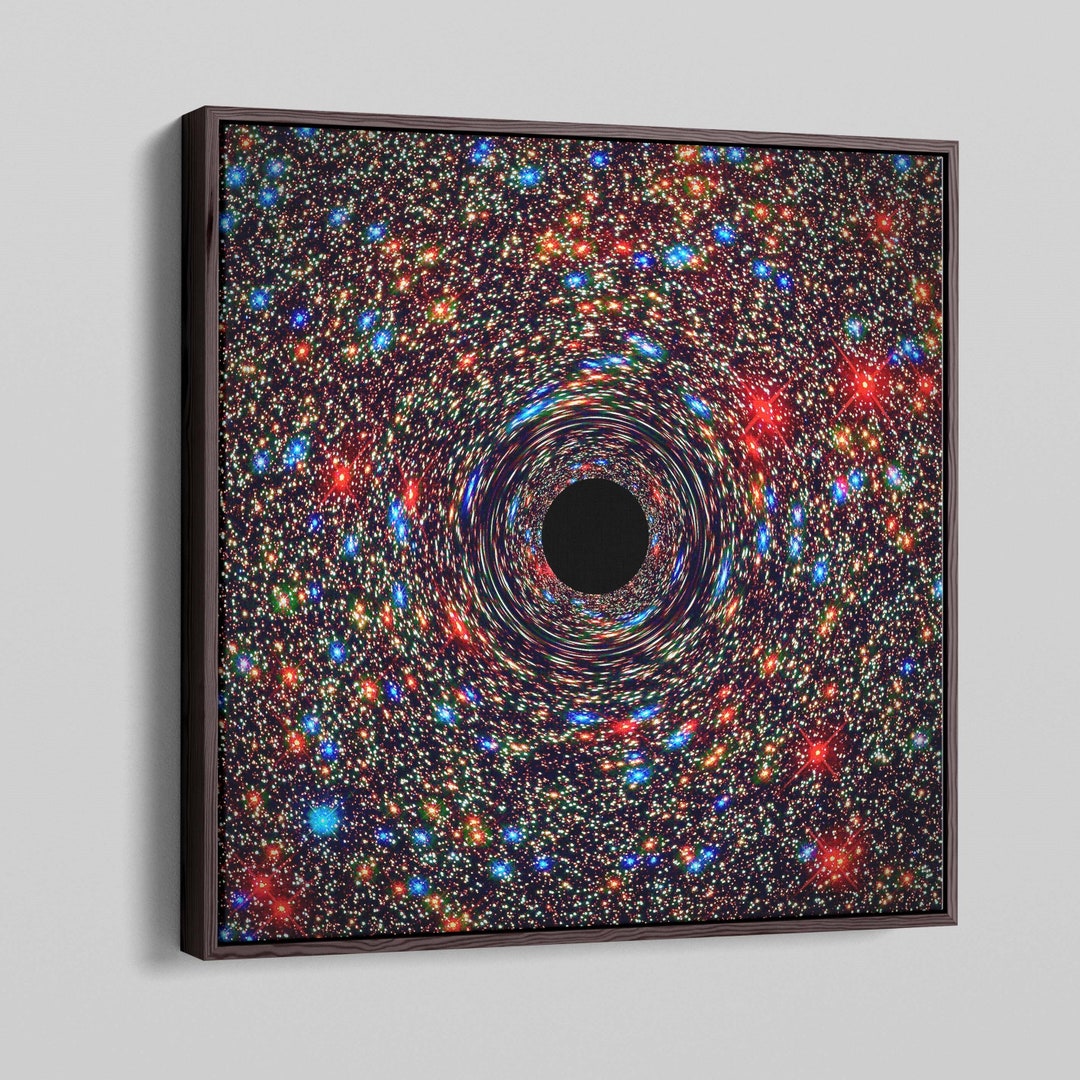 Behemoth Black Hole Found in an Unlikely Place by NASA Canvas Wall Art ...