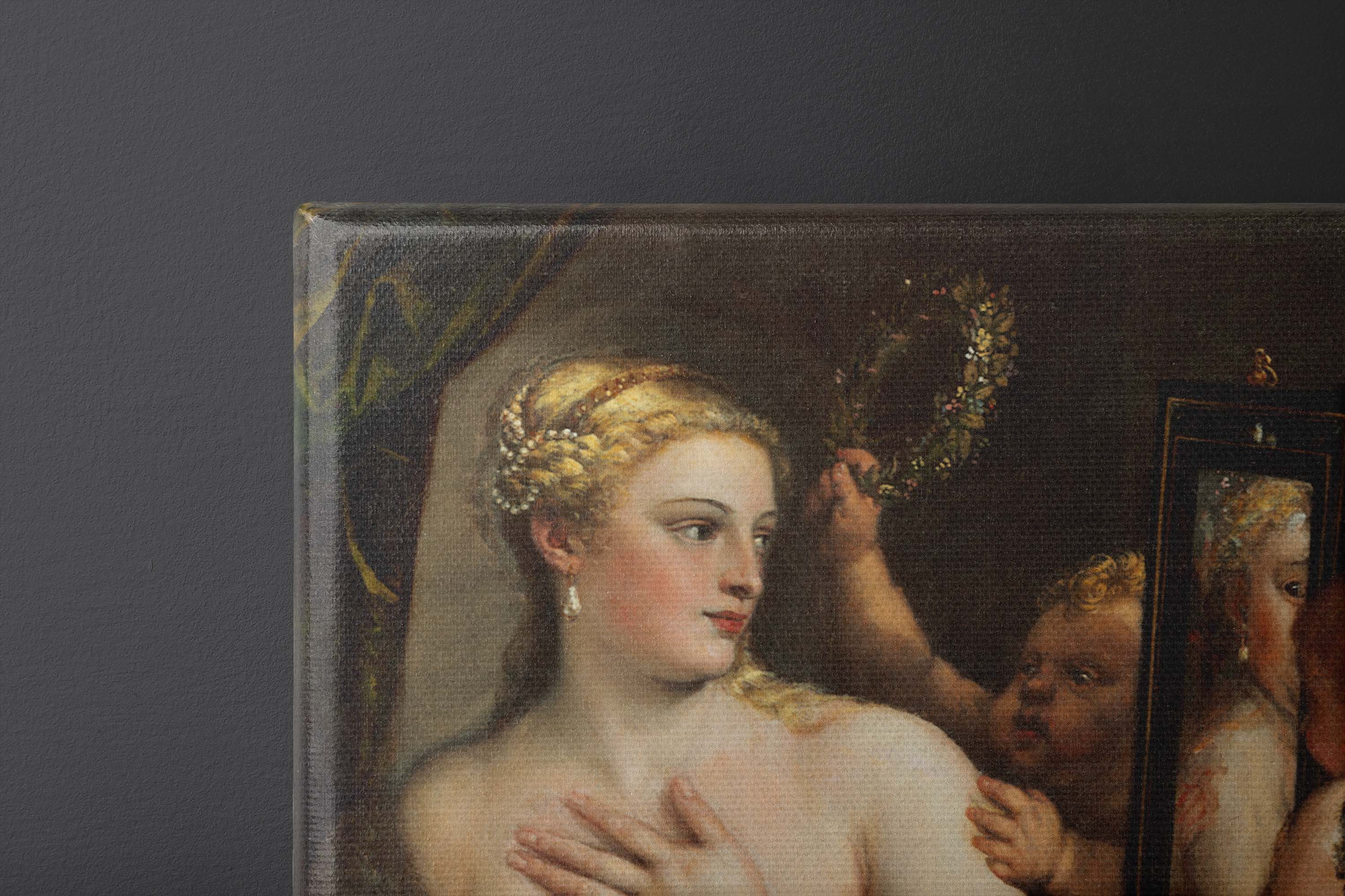 Venus With a Mirror by Titian Canvas Wall Art & Poster Print 5:7 - Etsy