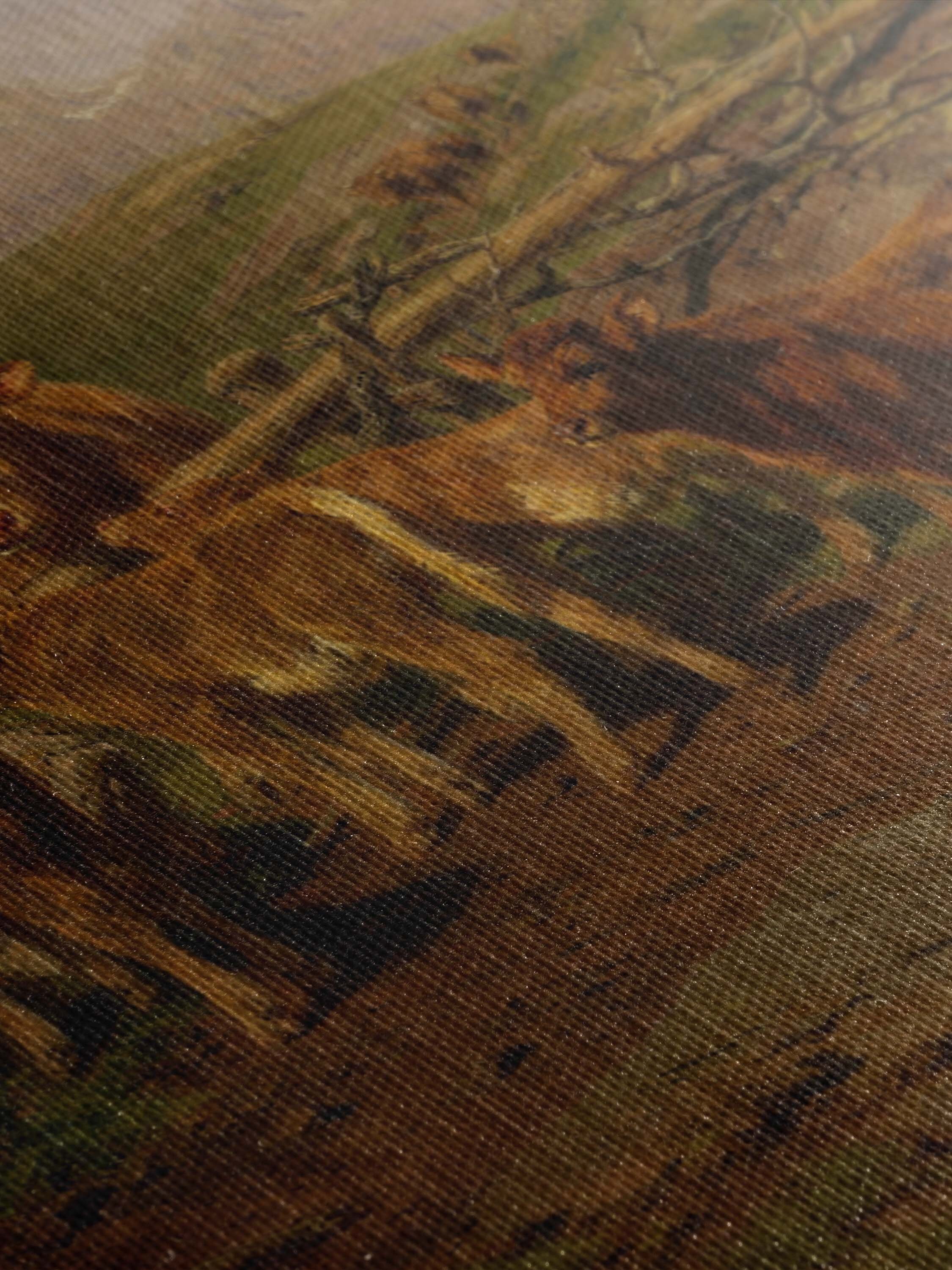 Weaning the Calves by Rosa Bonheur Canvas Wall Art & Poster Print 5:7 ...