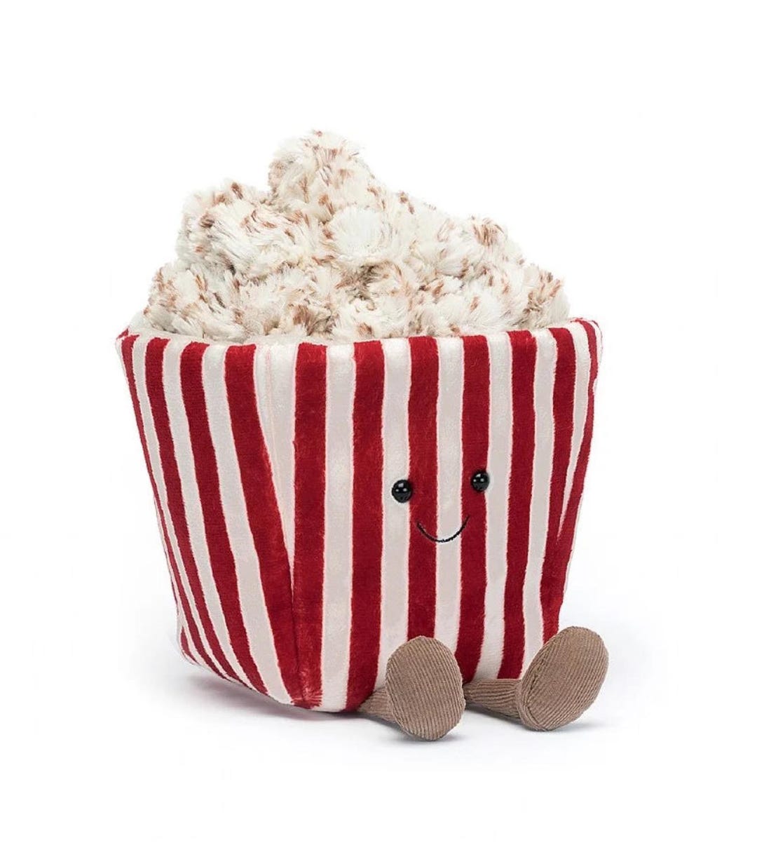 Jellycat I Am Amuseable Popcorn HTF NWT New With Tags Gift - Etsy