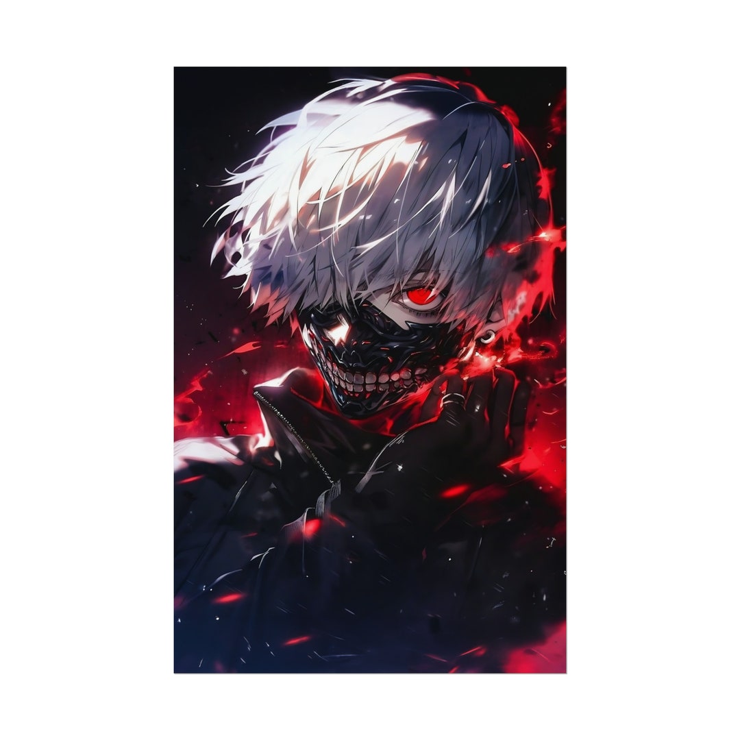 Ken Kaneki - Tokyo Ghoul - Poster - Fan Art - Etsy
