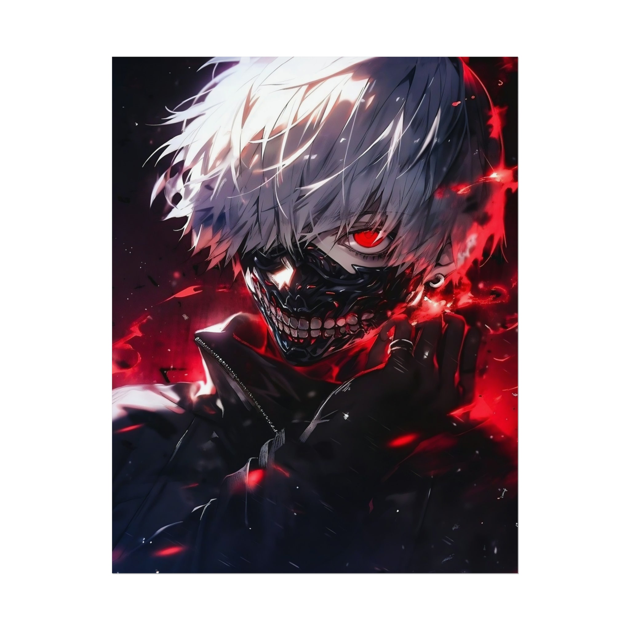 Ken Kaneki - Tokyo Ghoul - Poster - Fan Art - Etsy