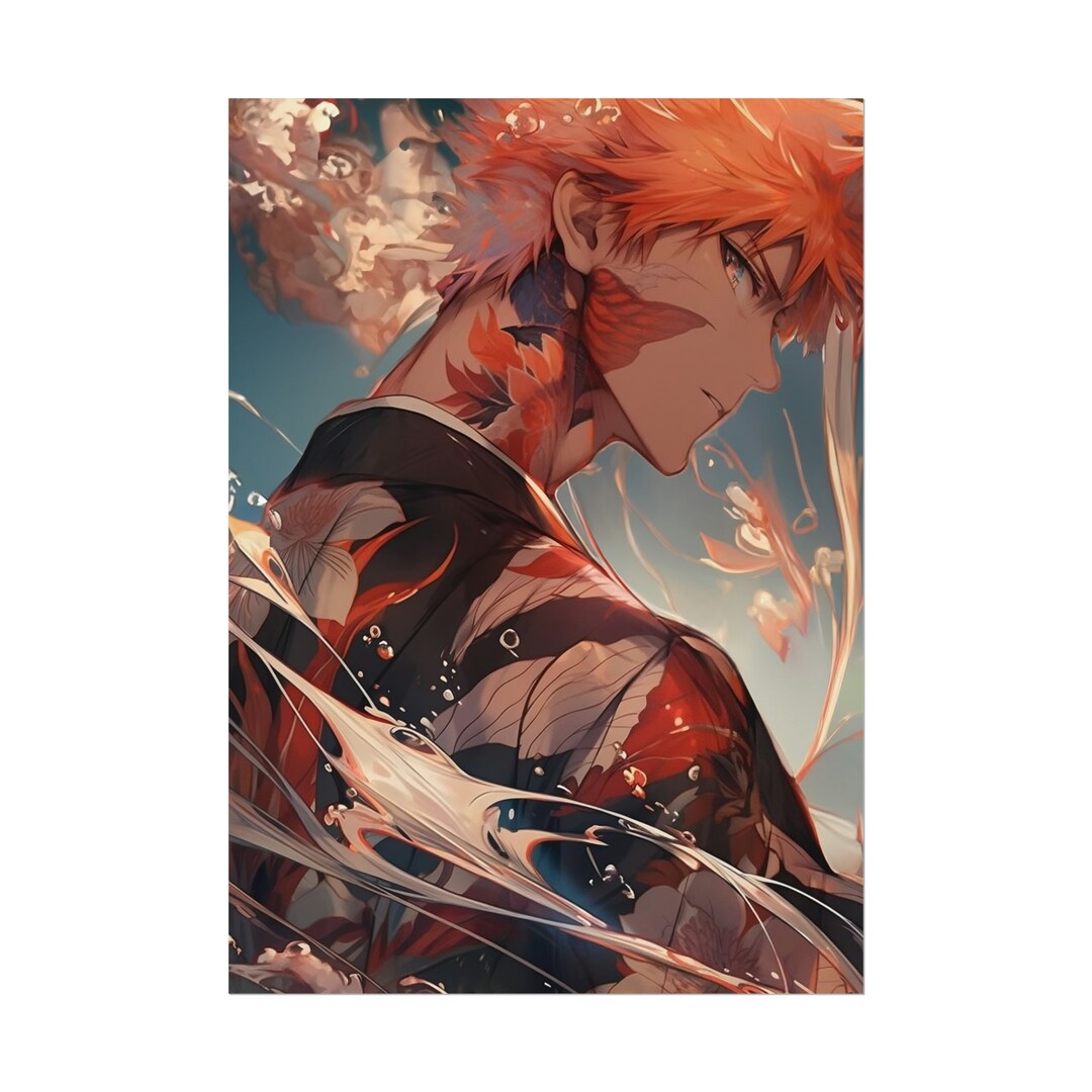 Ichigo Kurosaki Bleach Poster Fan Art - Etsy