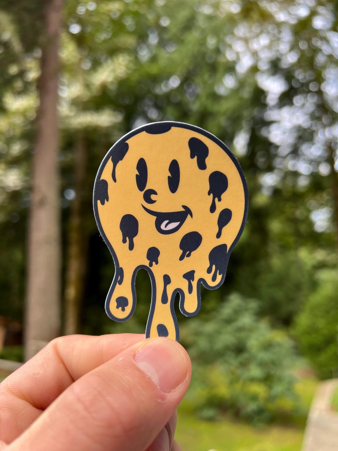 Melting Pickleball Sticker | Vinyl Die Cut Sticker | Waterproof ...