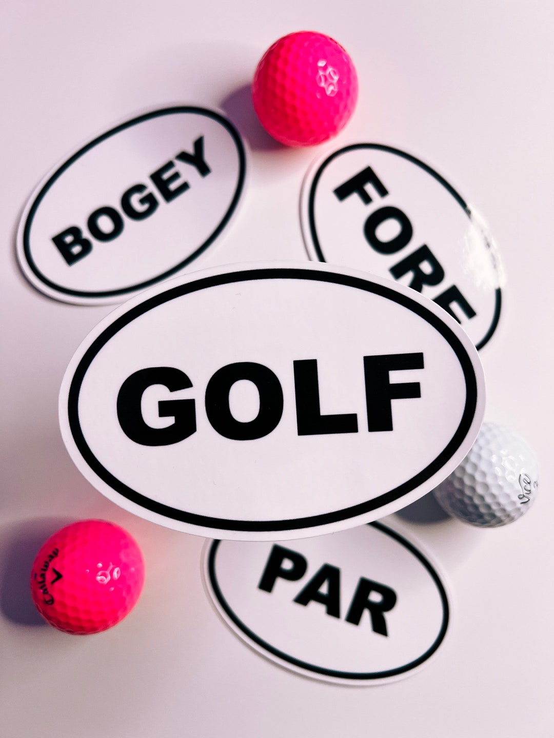 GOLF Bumper Sticker | Vinyl Die Cut Sticker | Stickers | Golf Gift ...