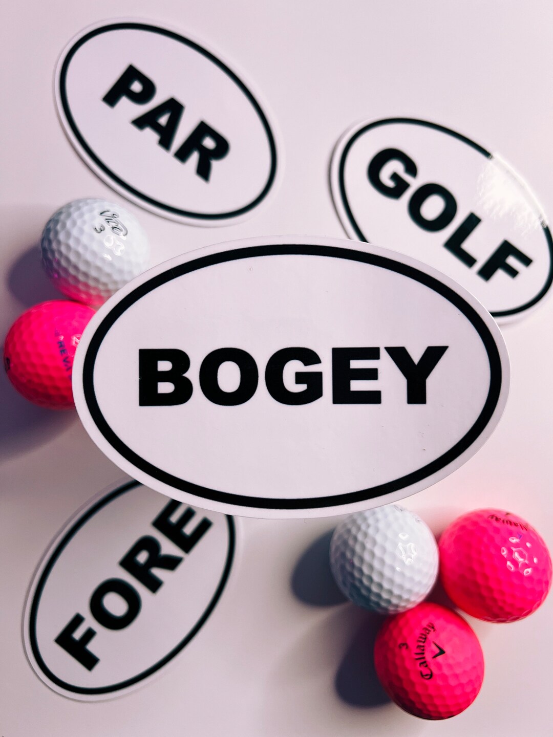 BOGEY Bumper Sticker | Vinyl Die Cut Sticker | Waterproof | Golf Gift ...