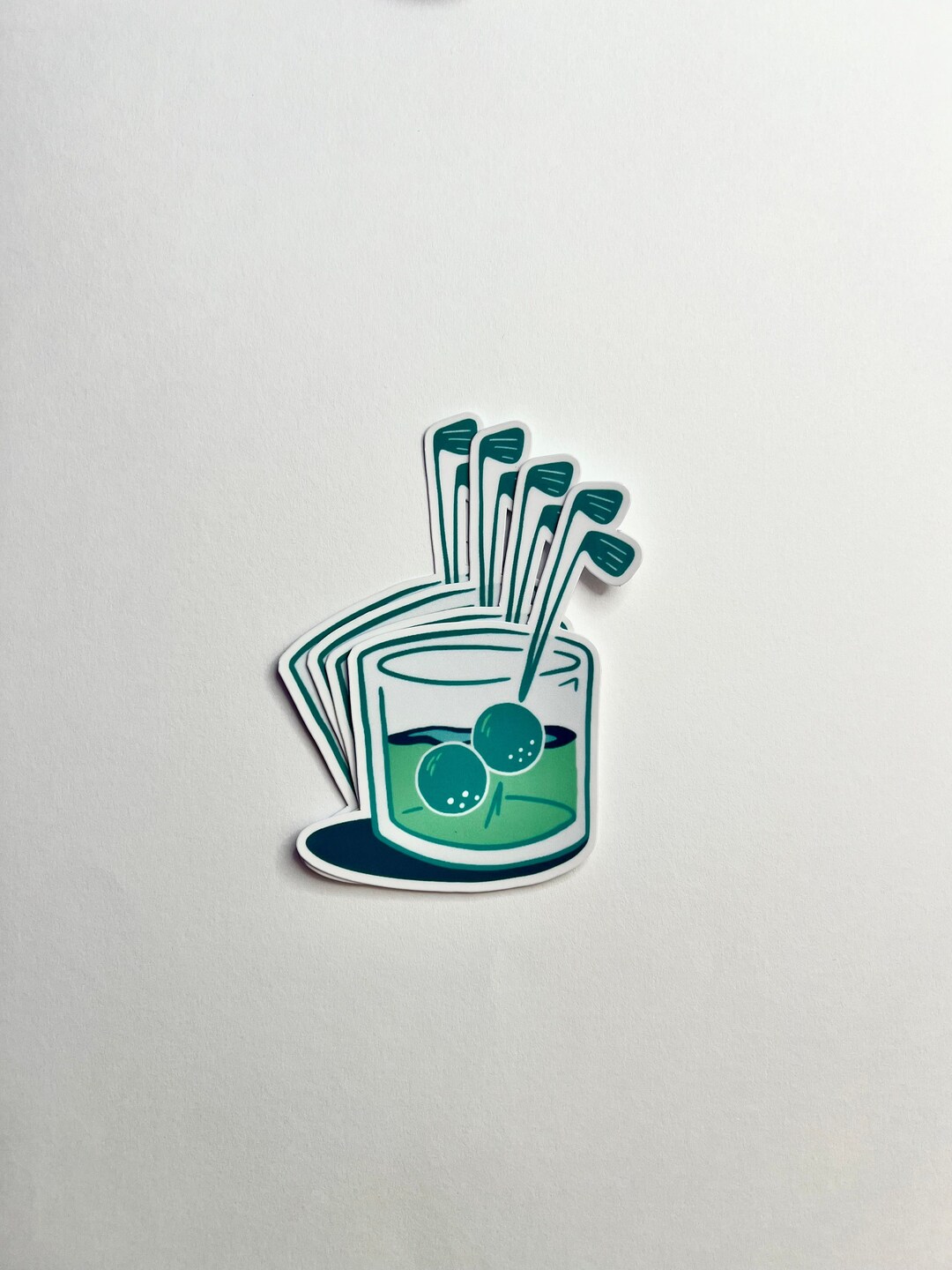 GOLF COCKTAIL Sticker | Vinyl Die Cut Sticker | Waterproof | Golf Gift ...