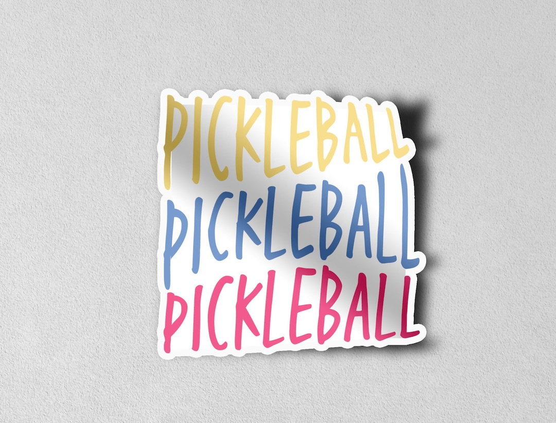 Pickleball Sticker Stack | Pickleball Gift | Design | Unique Pickleball ...