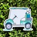 Golf Cart Vinyl Sticker Sport Waterproof Gift - Etsy