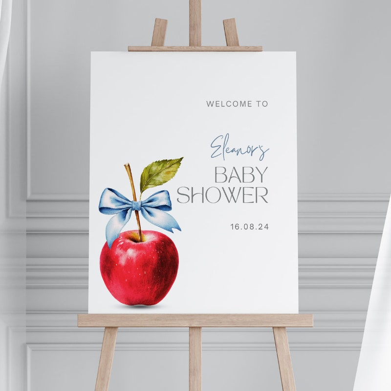Apple Baby Shower - Etsy
