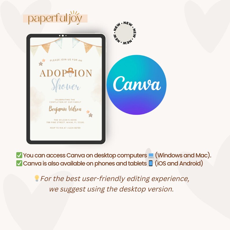 Adoption Baby Shower Invitation, Chosen Baby Shower, Adoption Shower ...