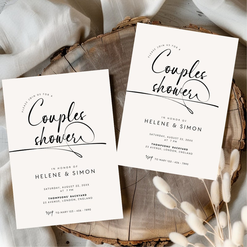 Couples Shower Invitation - Etsy