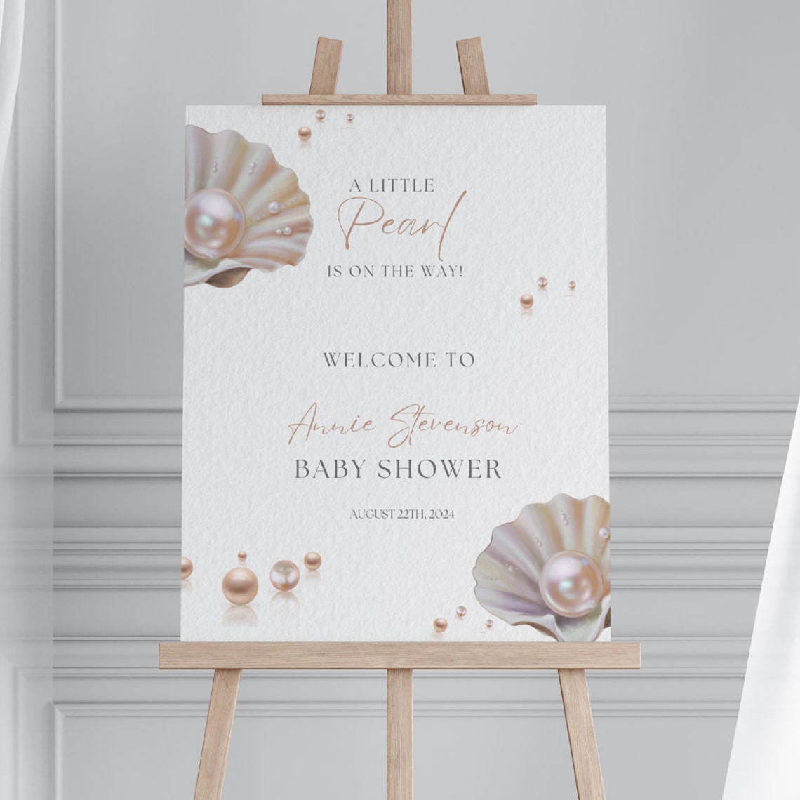 Under the Sea Baby Shower Welcome Sign, Ocean & Sea Baby Shower Welcome ...