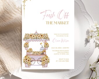 Fresh off the Market Bridal Shower Invitation, off the Market Bridal ...